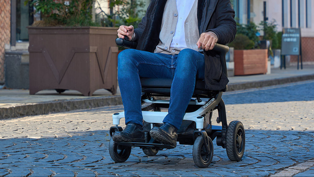 Robooter E80 Lightweight Folding Power Wheel Chair – Mobility Solutions ...