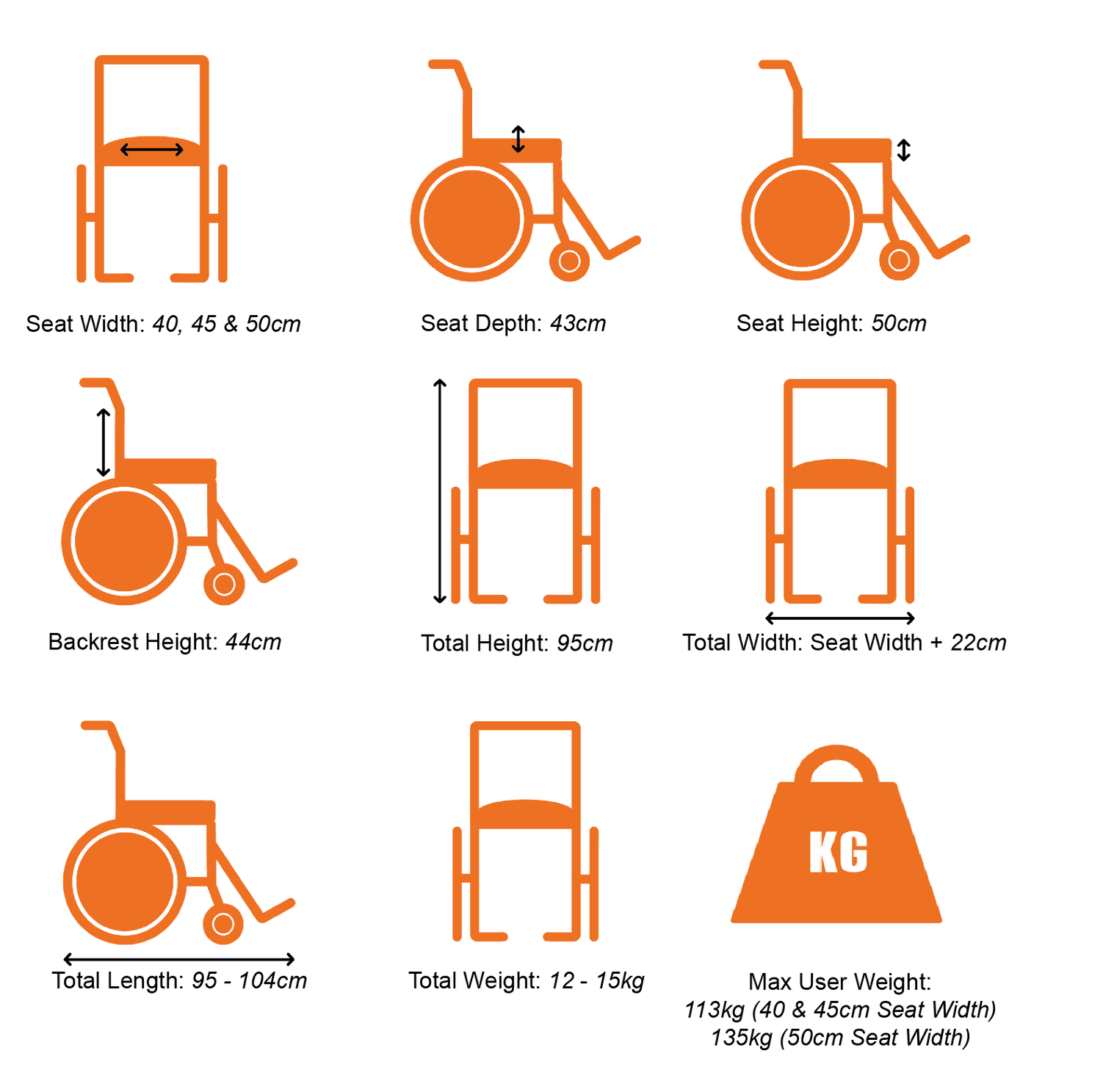 Excel G-Logic Self Propelled Wheelchair – Mobility Solutions Direct